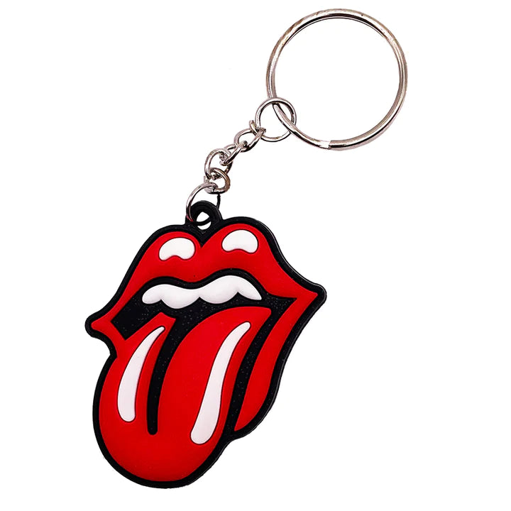 Rolling Stones Tongue Rubber Keychain – Deaf Man Vinyl