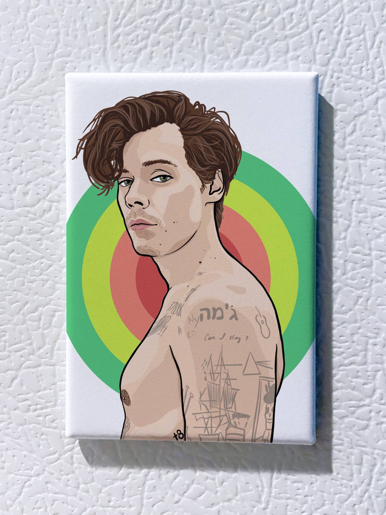 Harry Styles Portrait Magnet – Deaf Man Vinyl