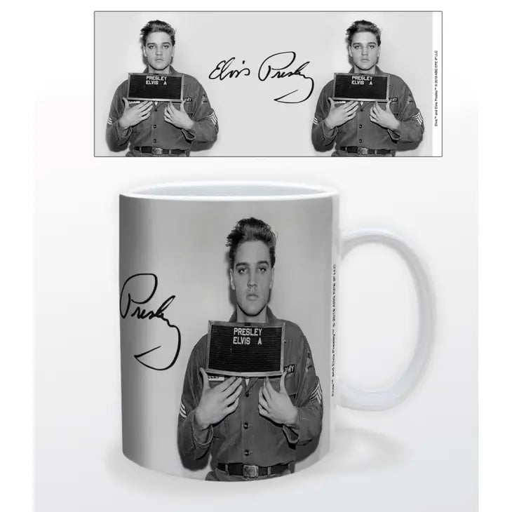Elvis Mugshot Mug Deaf Man Vinyl Elvis Mugshot Mug Deaf Man Vinyl
