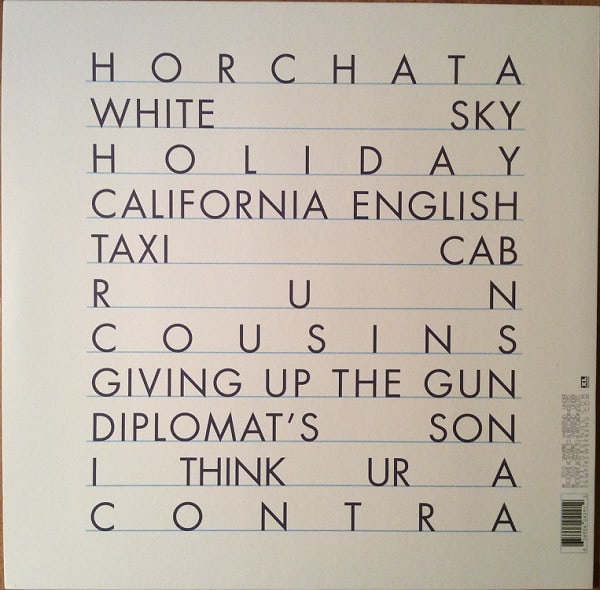 Horchata Vampire Weekend